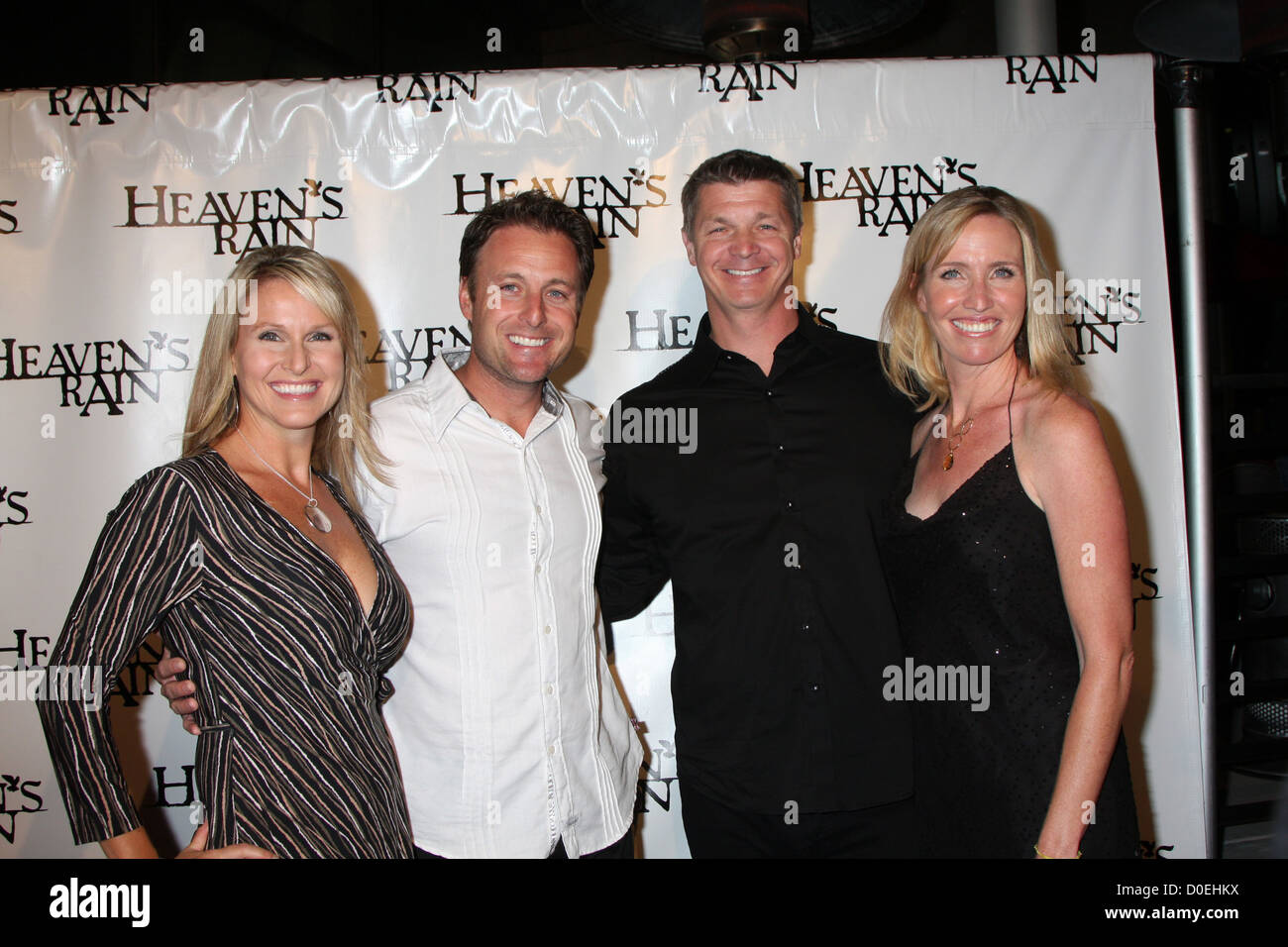 Chris Harrison & Wife Brooks Douglass & Wife Premiere of 'Heaven's Rain ...