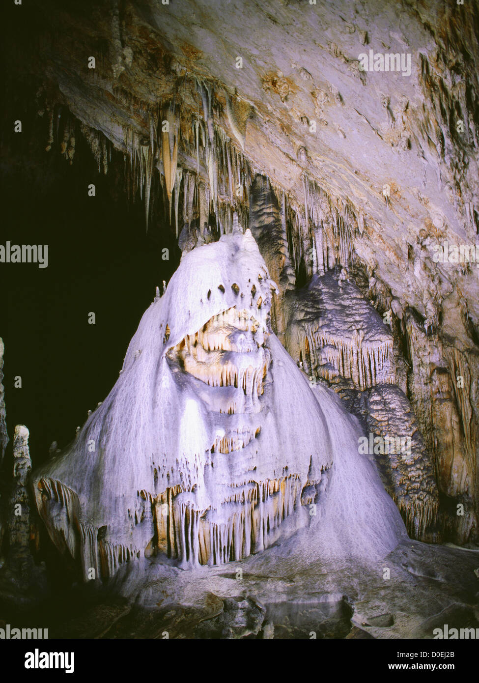 The Guardian Cave Formation in Slaughter Canyon Cave, Carlsbad Caverns ...