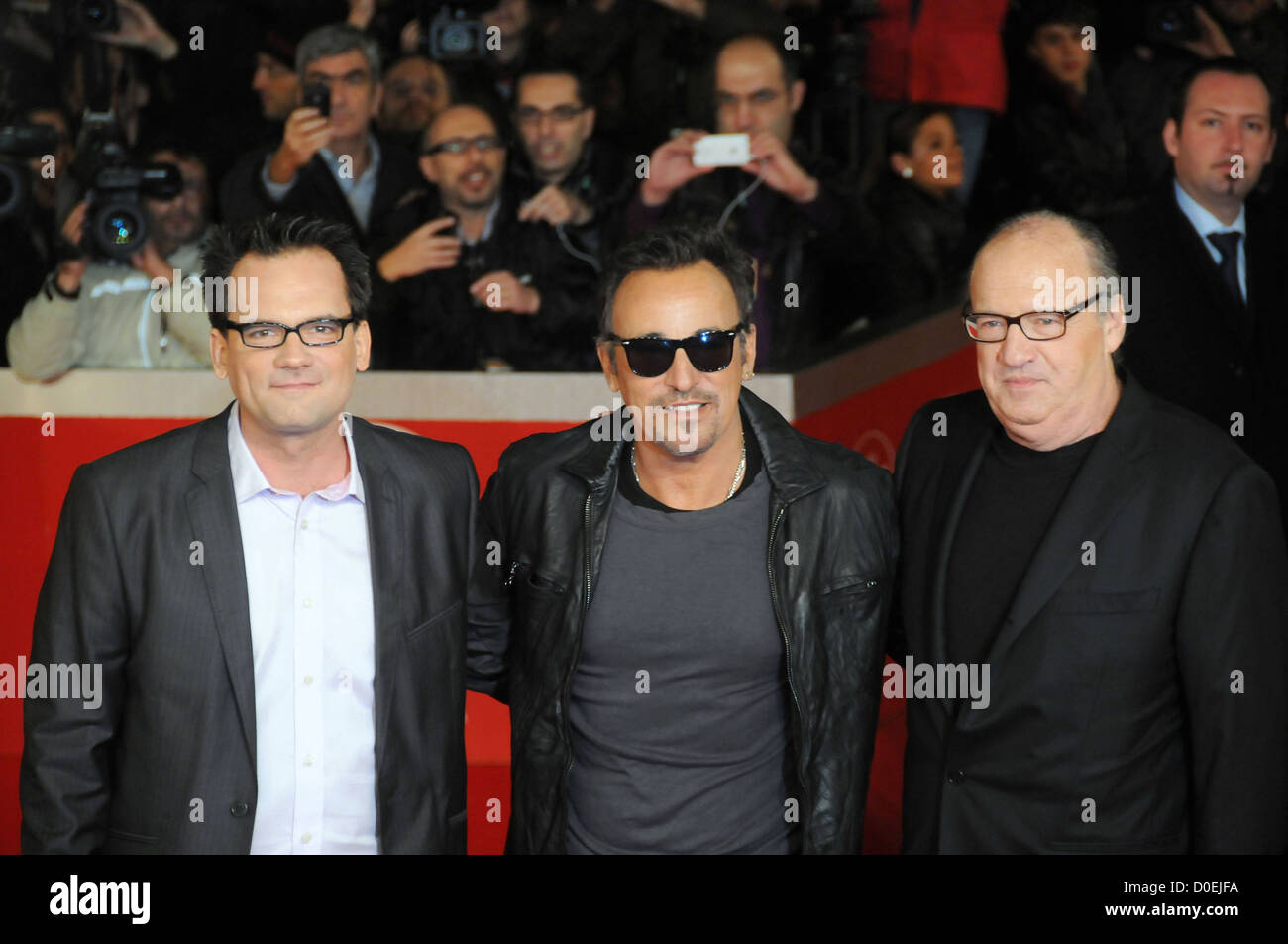 Bruce Springsteen with director Thom Zimny and producer Jon Landau 5th ...