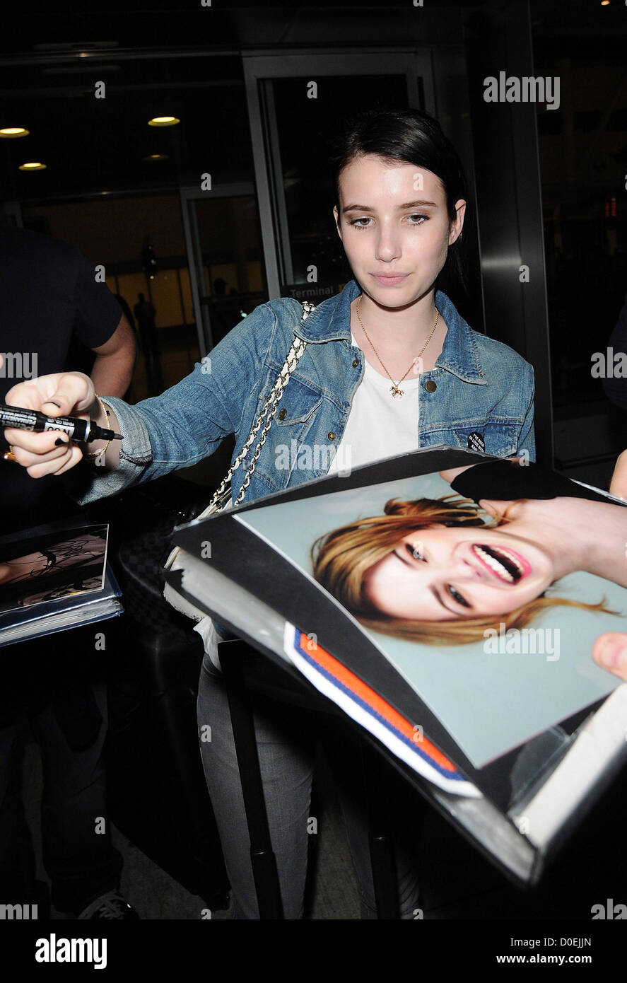 Emma roberts 35th toronto international hi-res stock photography and ...