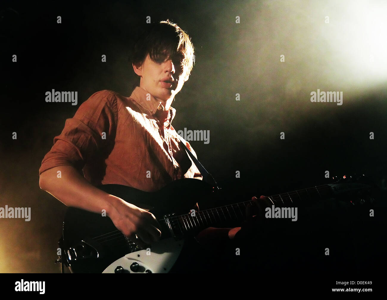 Jacob Graham of The Drums performing at Liverpool O2 Academy Liverpool ...