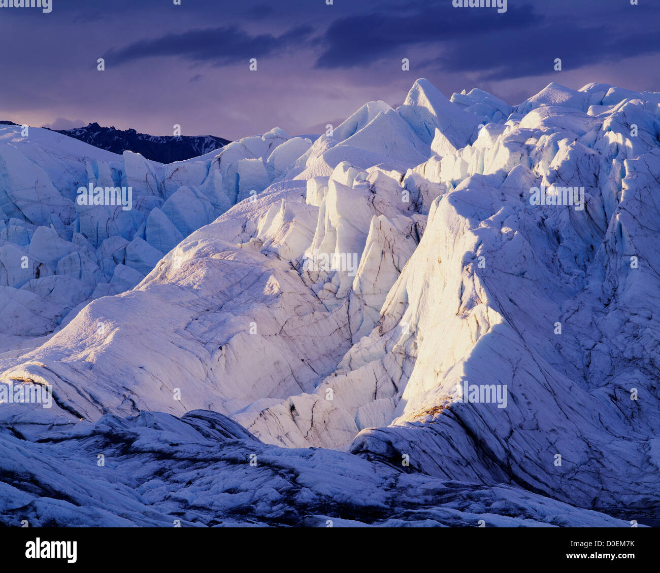 Icefall in the matanuska glacier hi-res stock photography and images ...