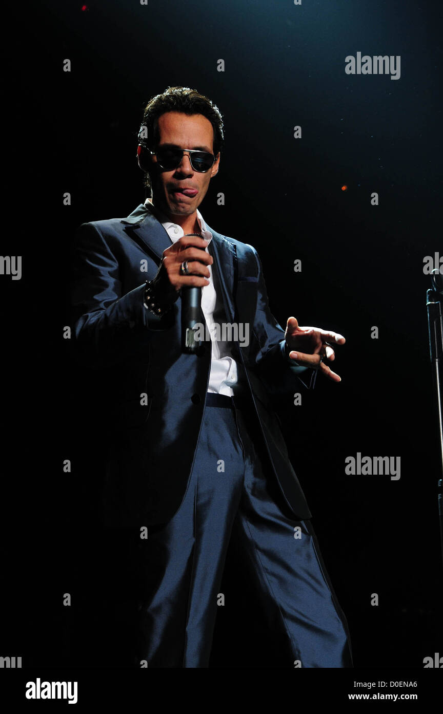Marc Anthony performing live in concert at Madison Square Garden New ...
