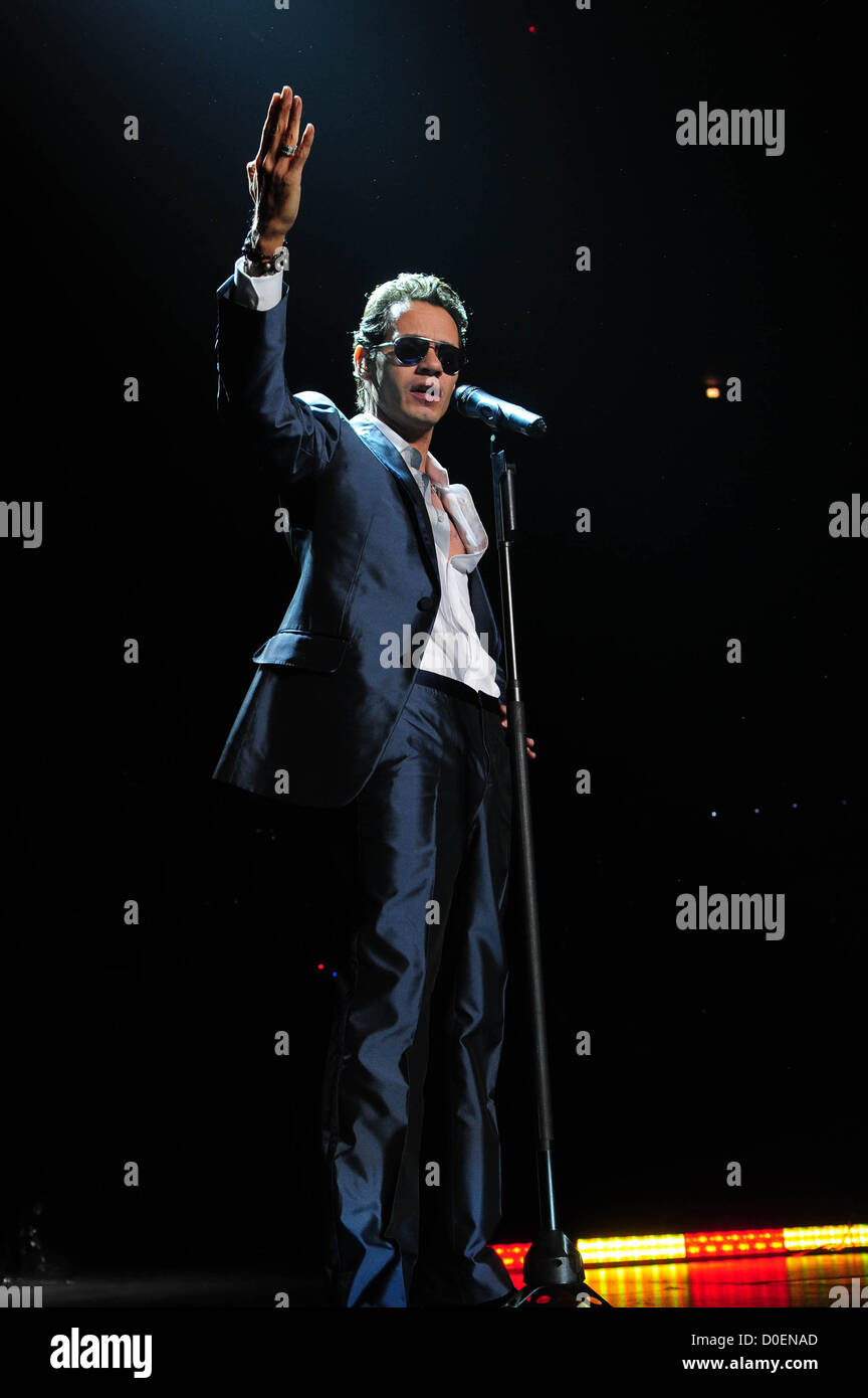 Marc Anthony performing live in concert at Madison Square Garden New ...