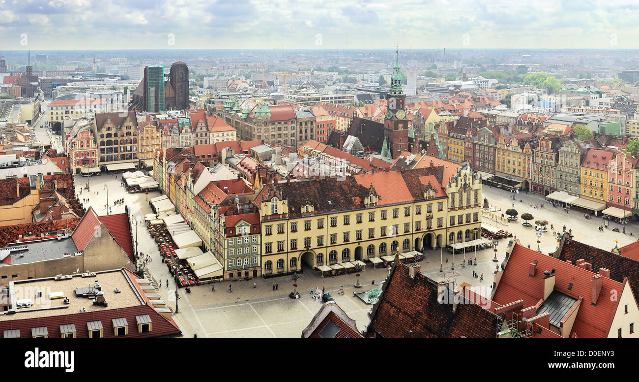 Market Square in Wroclaw, Poland Stock Photo - Alamy