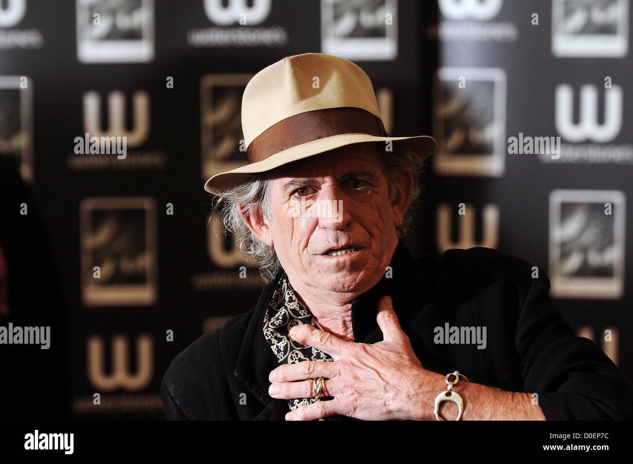 Keith Richards signs copies of his new autobiography 'Life' at ...