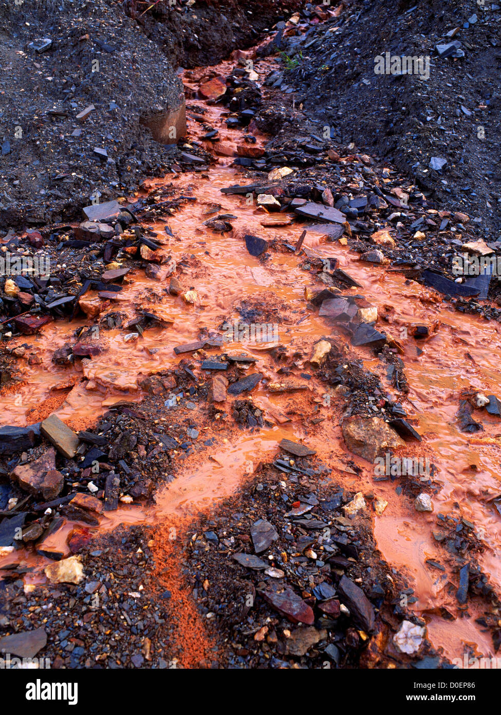 Acidic Mine Drainage Stock Photo - Alamy