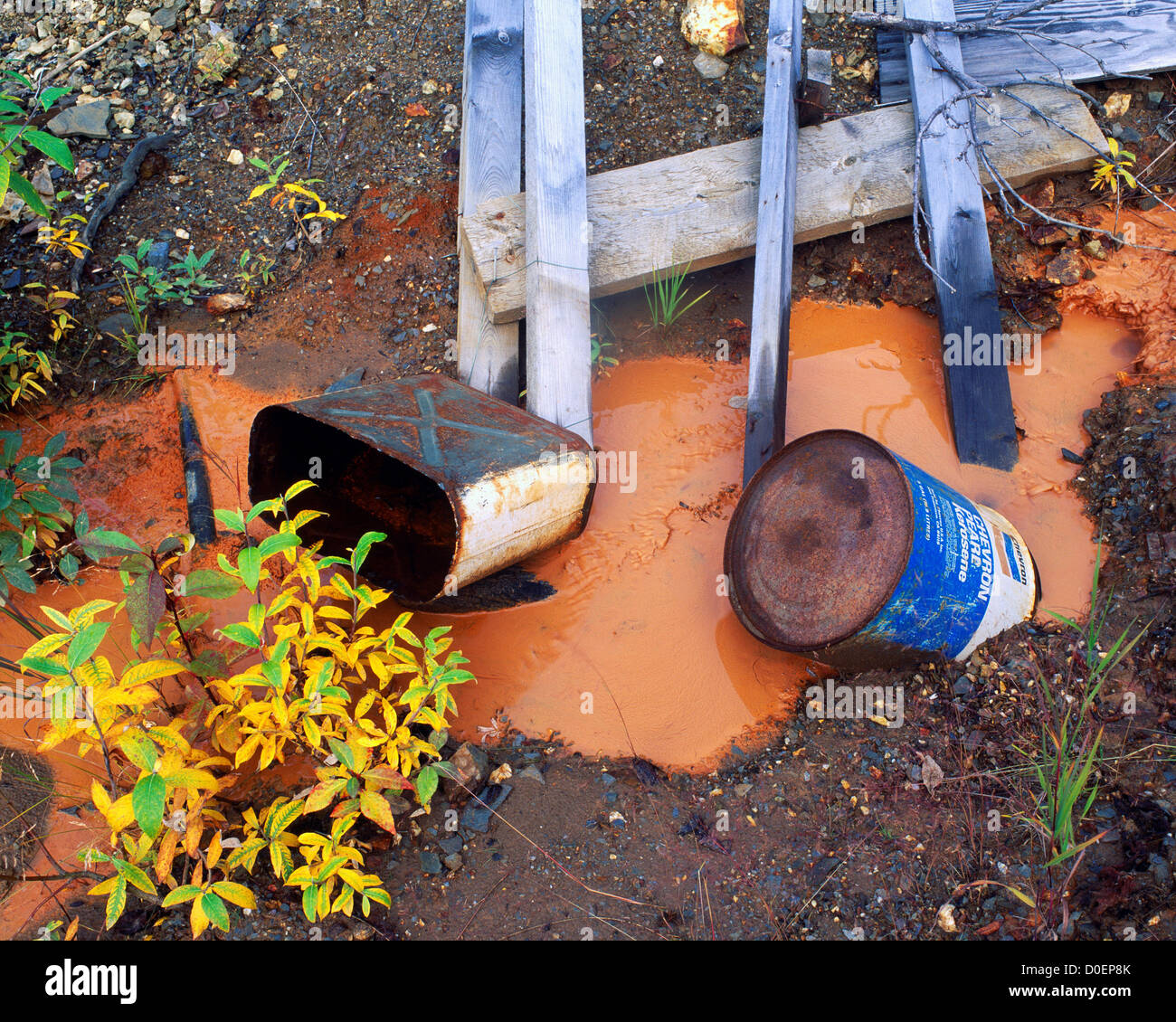 Acid Mine Drainage Stock Photo - Alamy