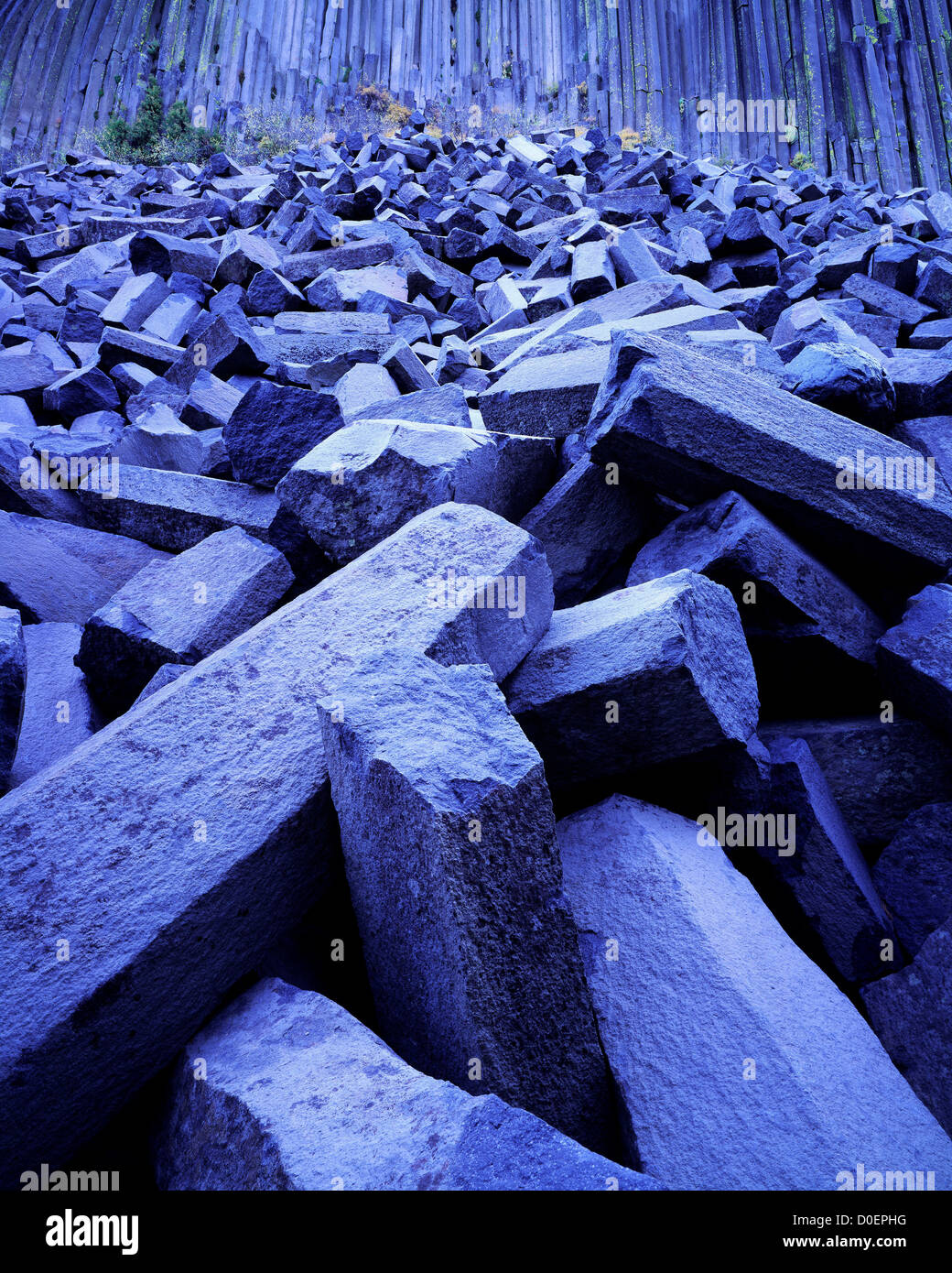 Devils Postpile National Monument Stock Photo - Alamy Devils Postpile National Monument Stock Photo - Alamy