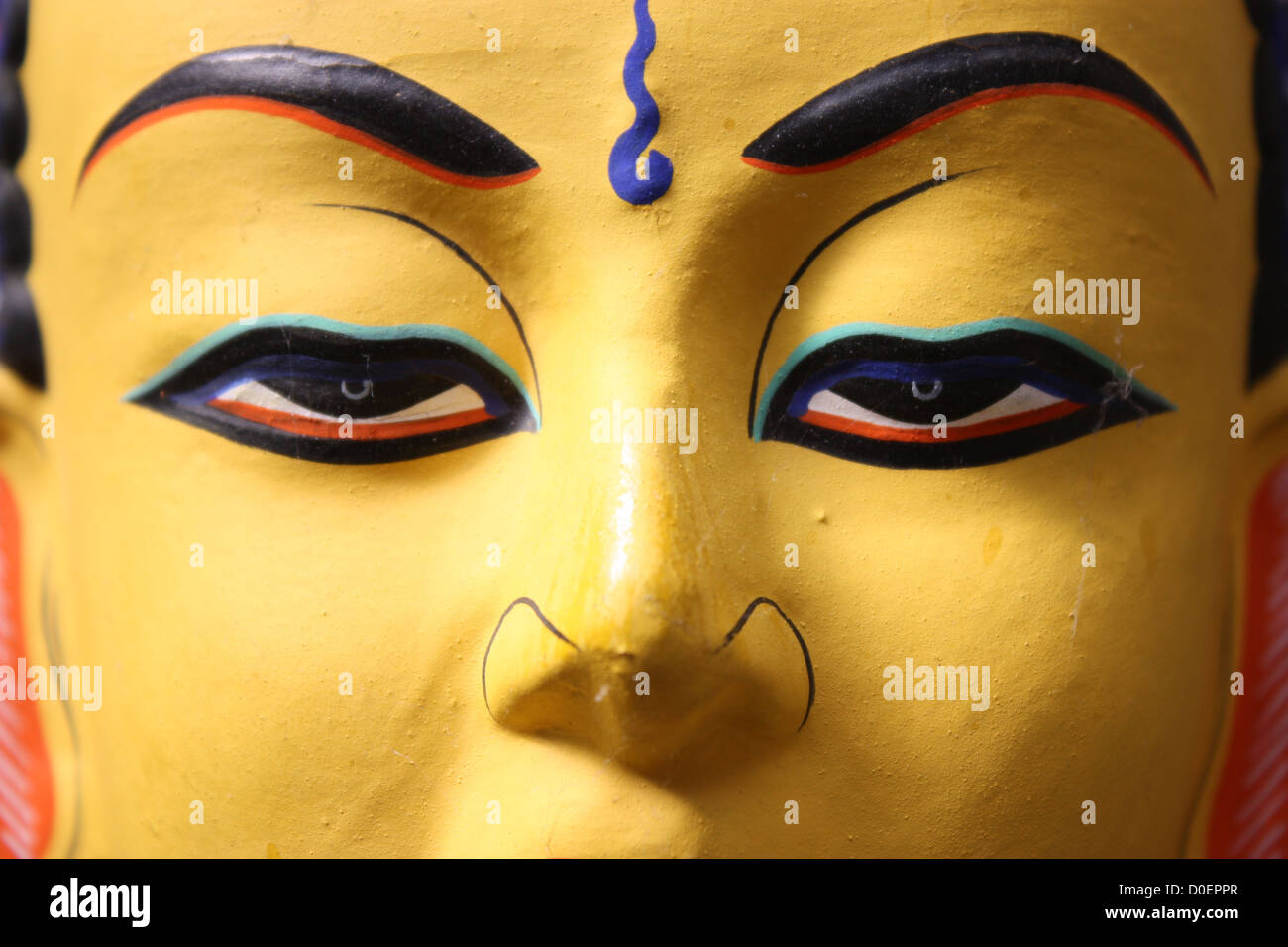 The eyes of the Buddha Stock Photo - Alamy