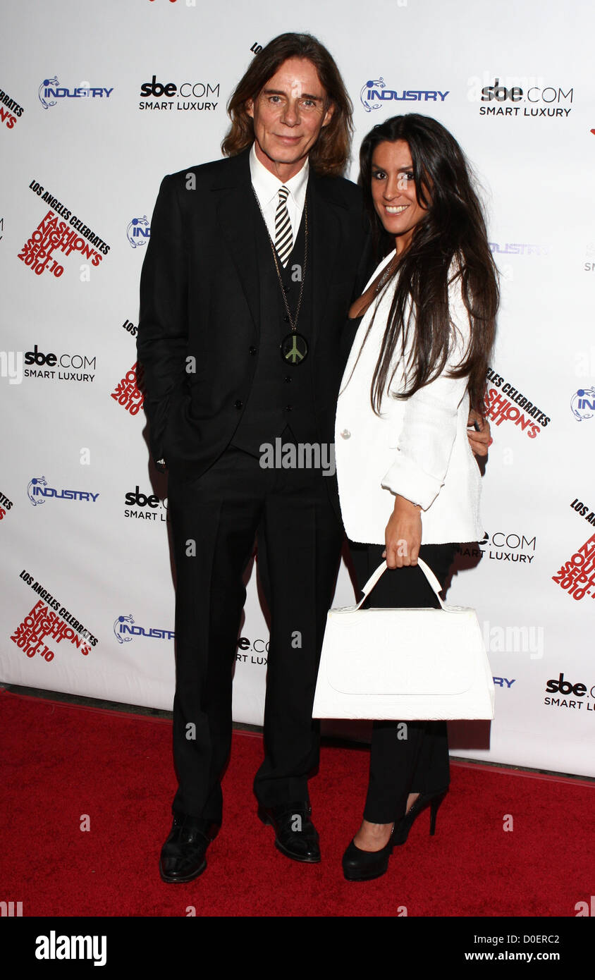 George Blodwell and Mara Granderson Fashion's Night Out Los Angeles at ...