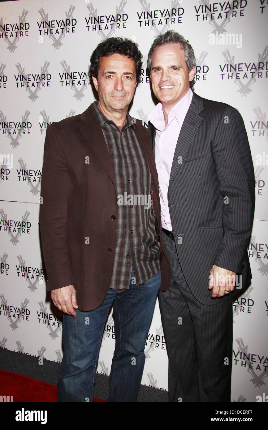 Stephen Schnetzer and Michael Park Opening night of the Off-Broadway ...