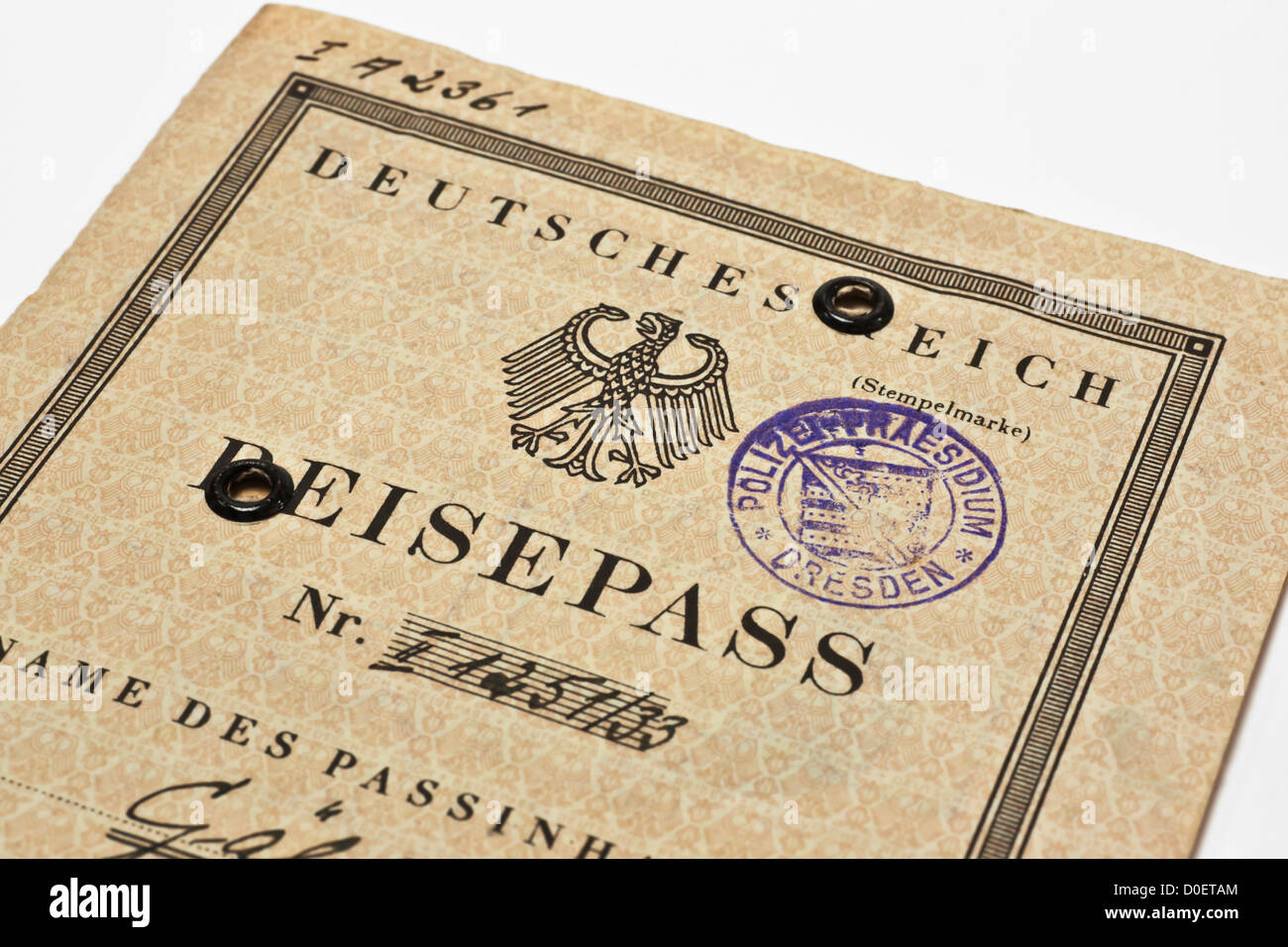 Old Passport Photo Stock Photos & Old Passport Photo Stock Images - Alamy