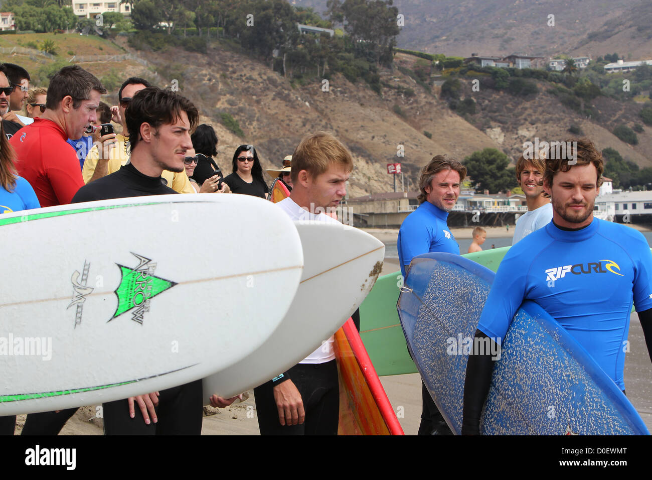 Eric Balfour, Brian Geraghty, Sam Trammell and Austin Nichols Surfrider ...