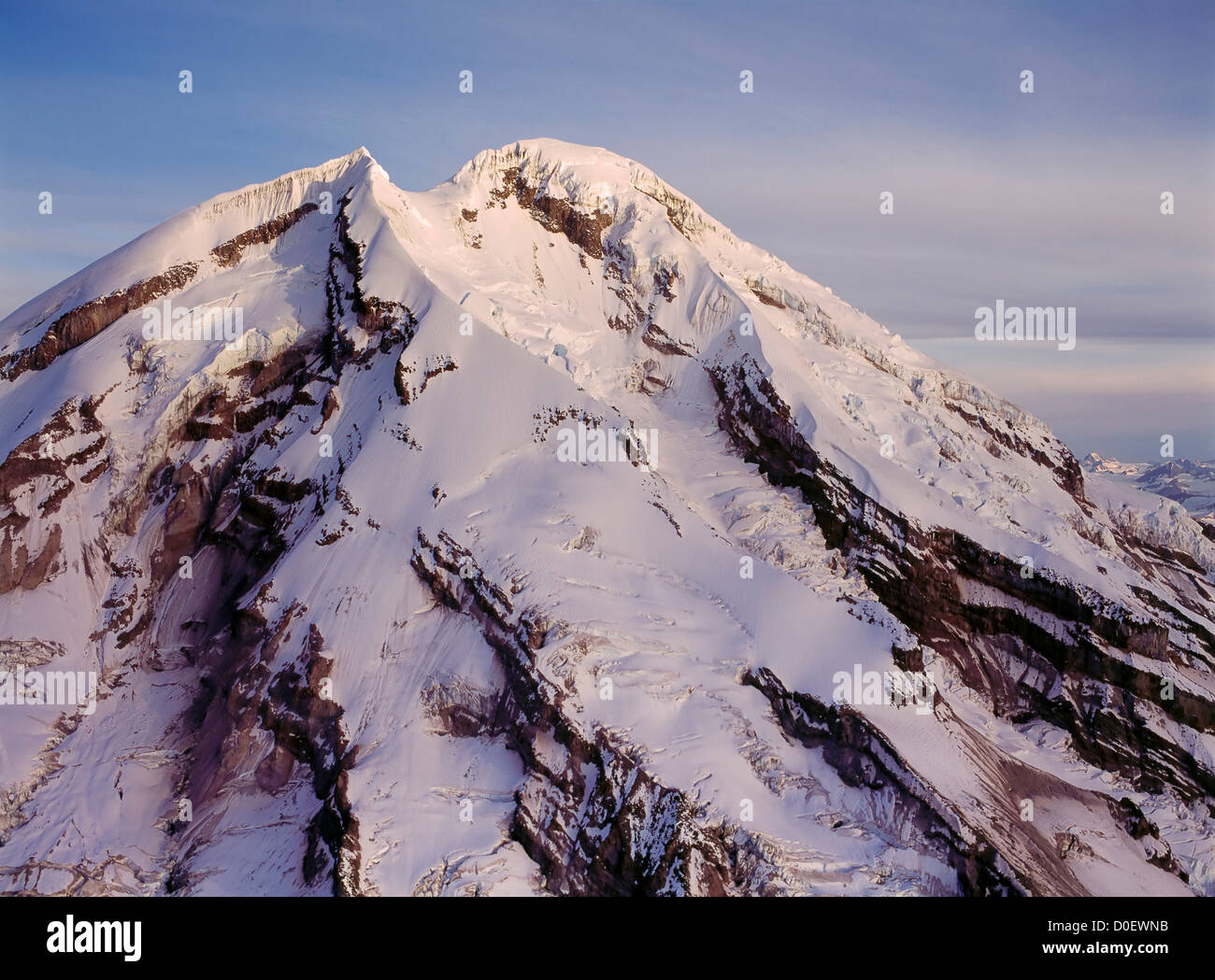 Peak of Redoubt Volcano Stock Photo - Alamy