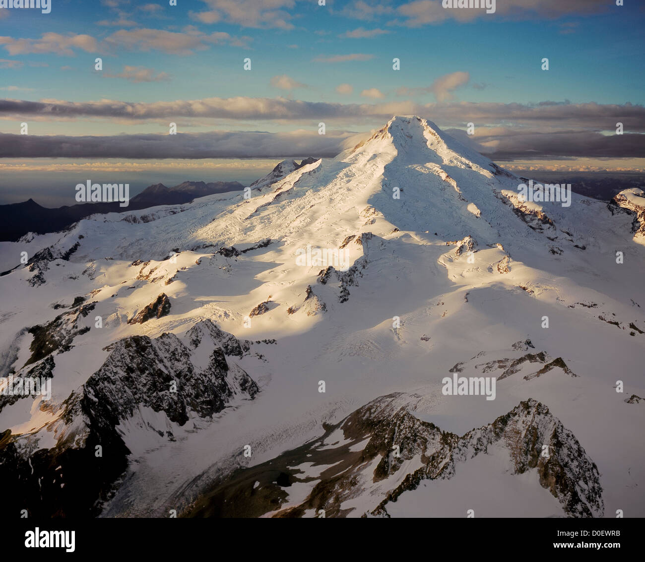 Aerial view iliamna volcano lake hi-res stock photography and images ...