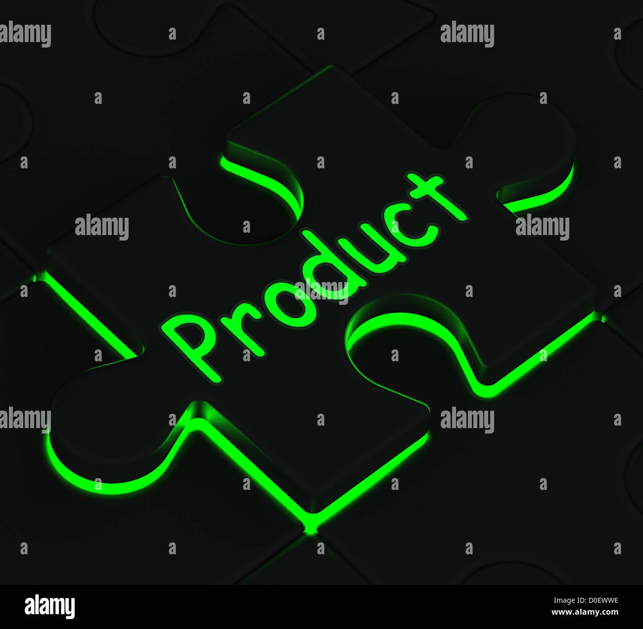 Product Puzzle Shows Stores And Shops Stock Photo - Alamy