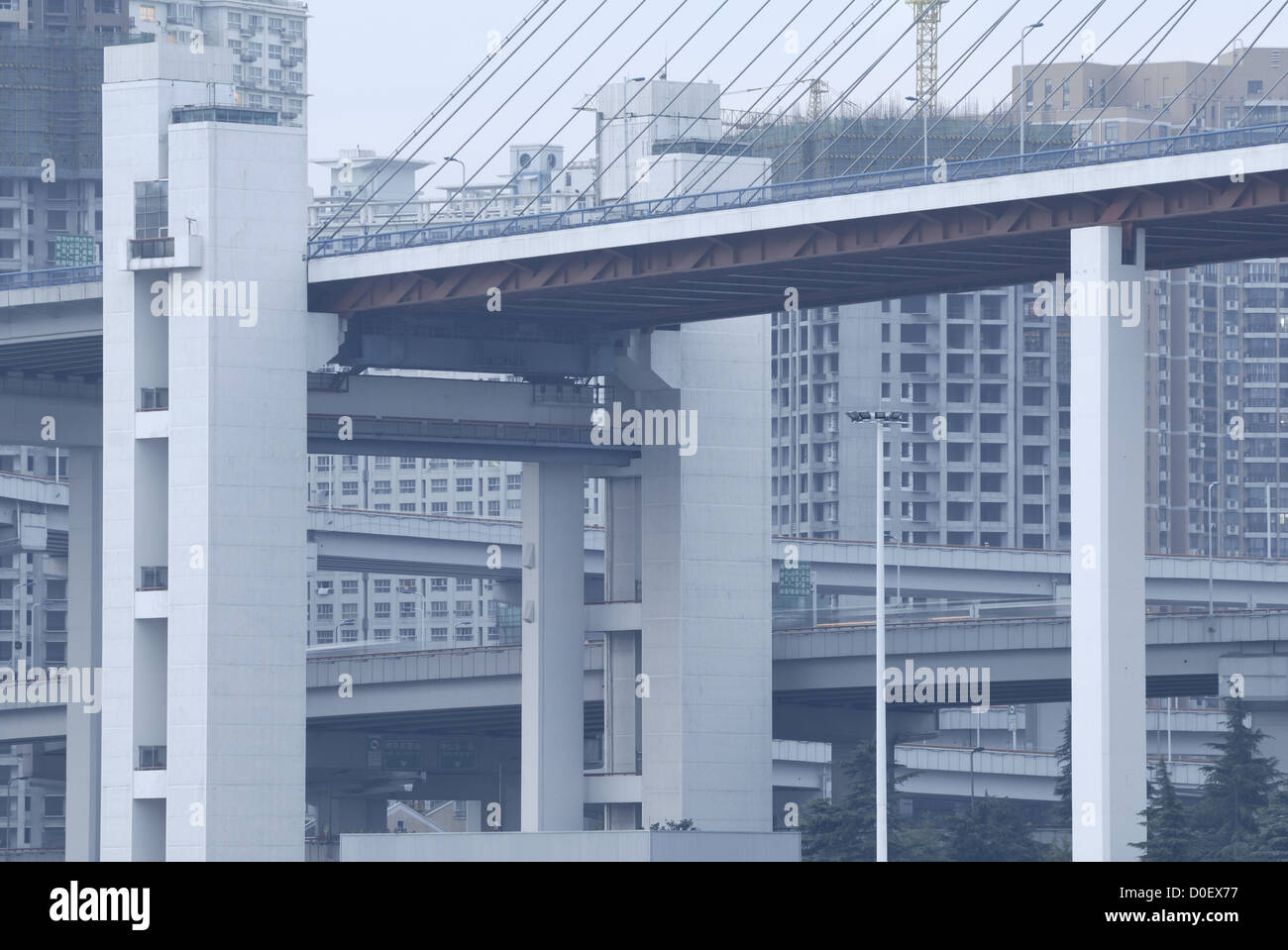 Shanghai nanpu bridge hi-res stock photography and images - Alamy