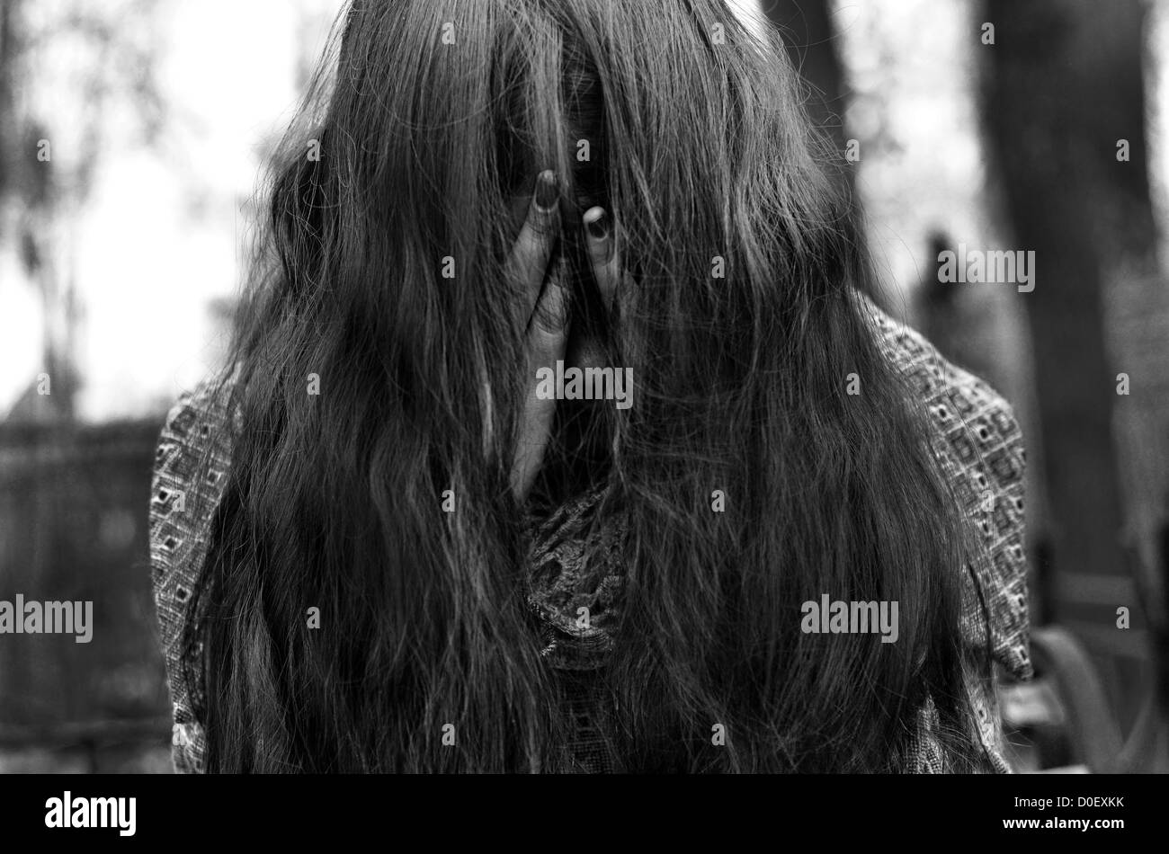 Depressed fall Black and White Stock Photos & Images - Alamy