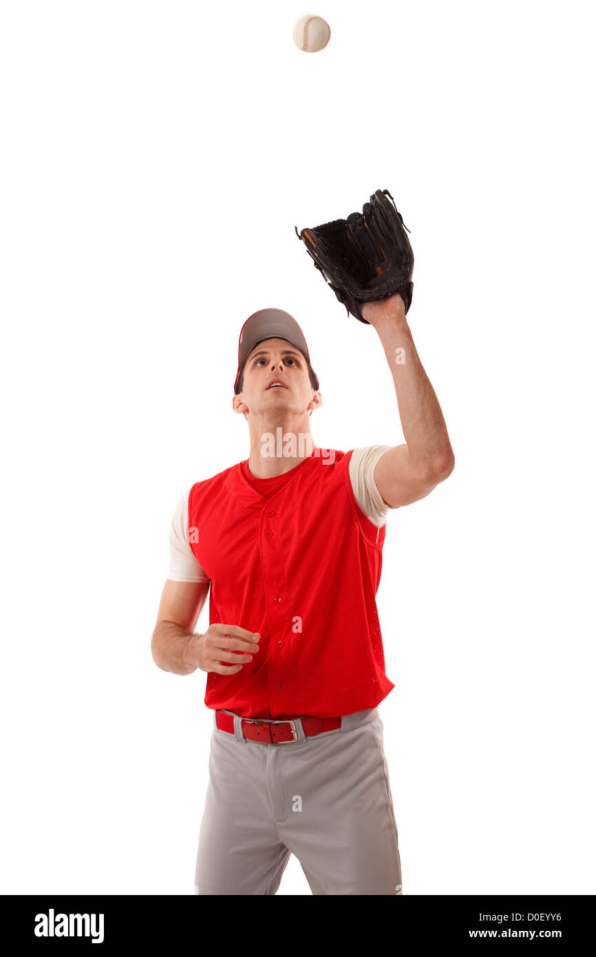 Man baseball athlete catch hi-res stock photography and images - Alamy