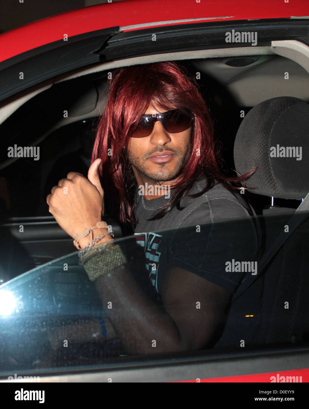 Ricky Whittle Carley Stenson hosts a pop and rock stars themed fancy ...