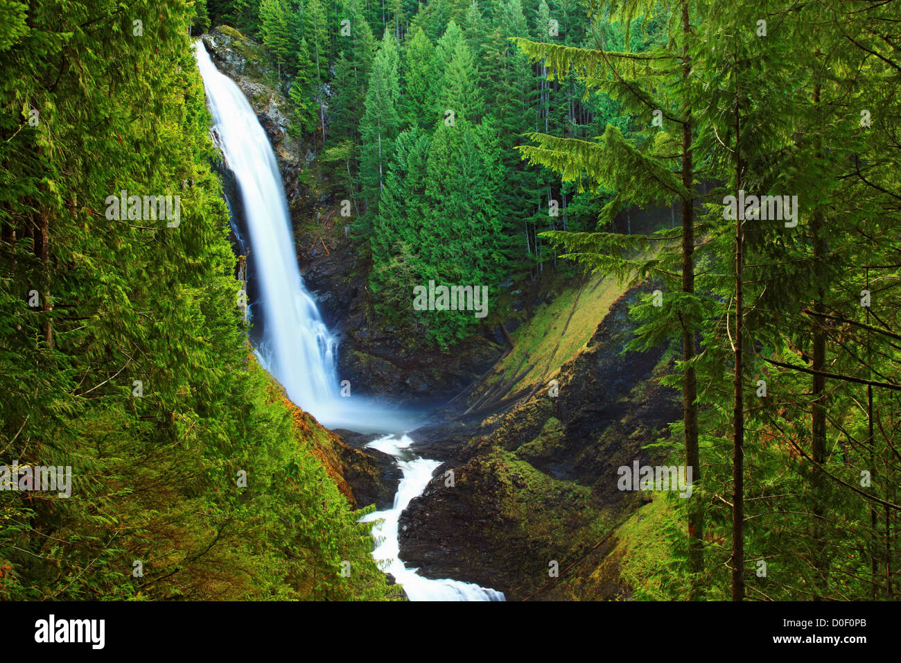Wallace Falls, Wallace Falls State Park, Washington Stock Photo - Alamy