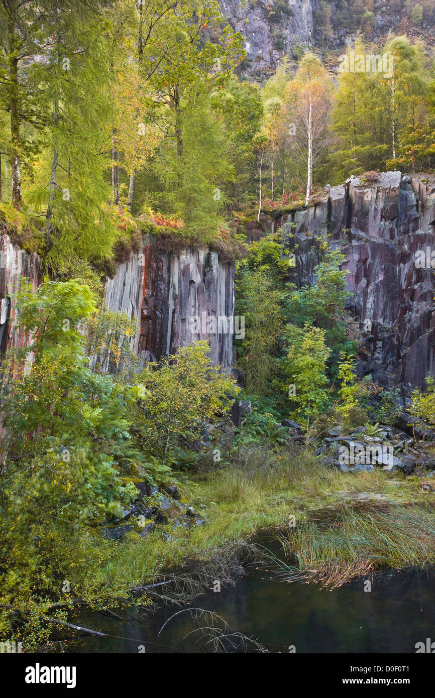 Old slate quarry lake district hi-res stock photography and images - Alamy