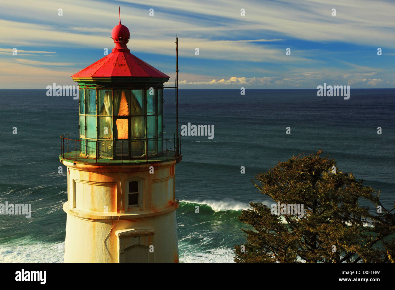 Heceta Head Lighthouse, on the Oregon coast Stock Photo - Alamy
