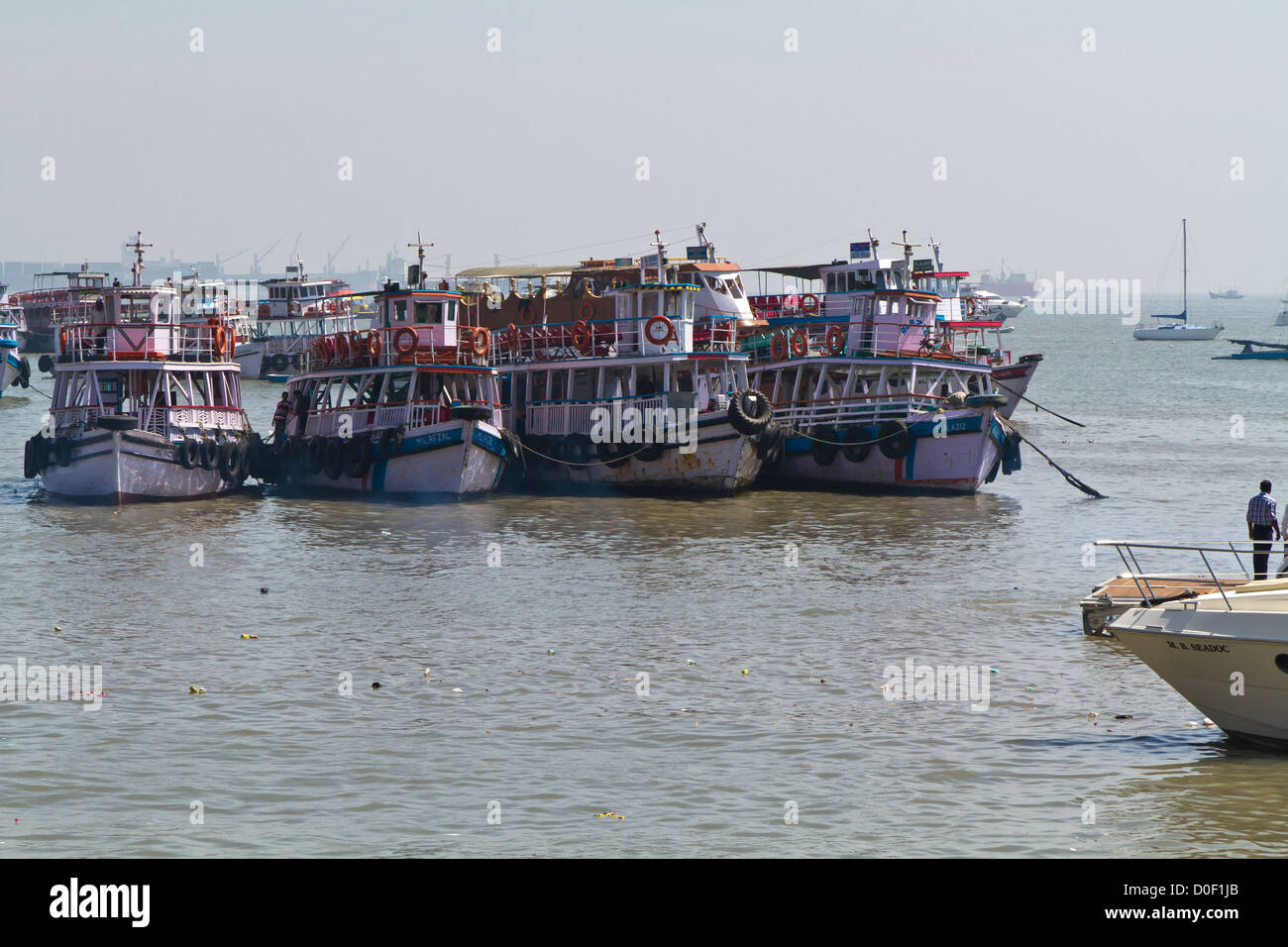 View over a Marina in Mumbai, India Stock Photo - Alamy