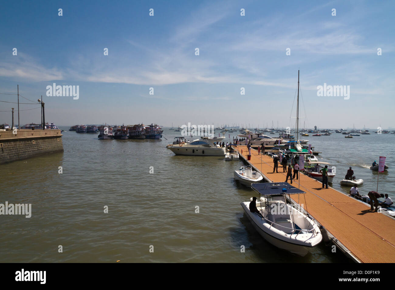View over a Marina in Mumbai, India Stock Photo - Alamy