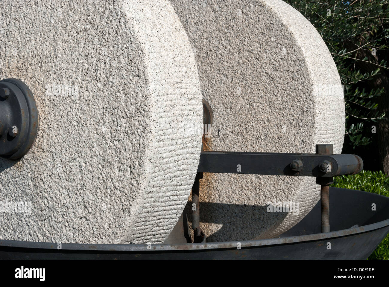 Flour grinding wheel hi-res stock photography and images - Alamy