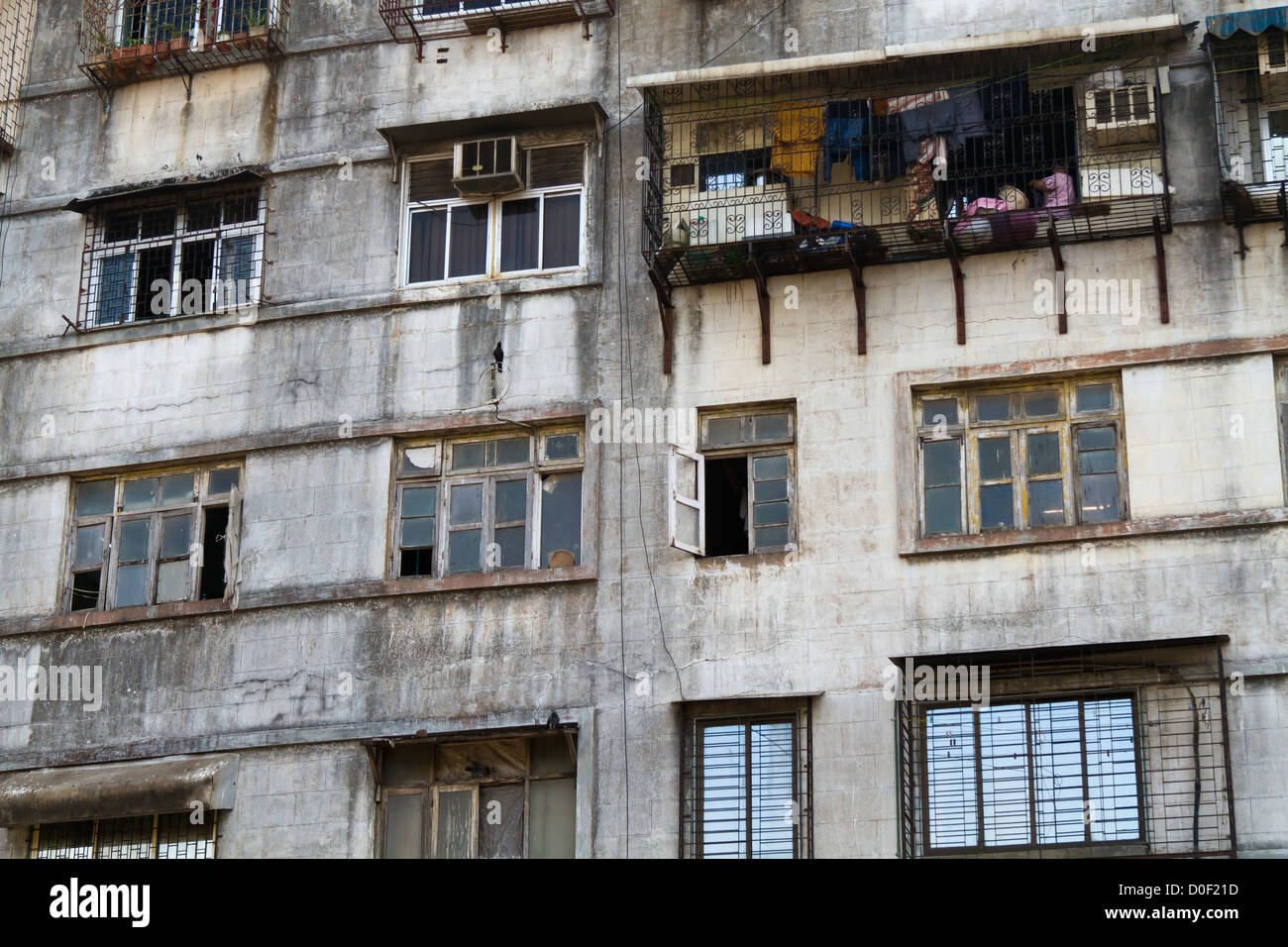 Typical House Facade in Mumbai, India Stock Photo - Alamy