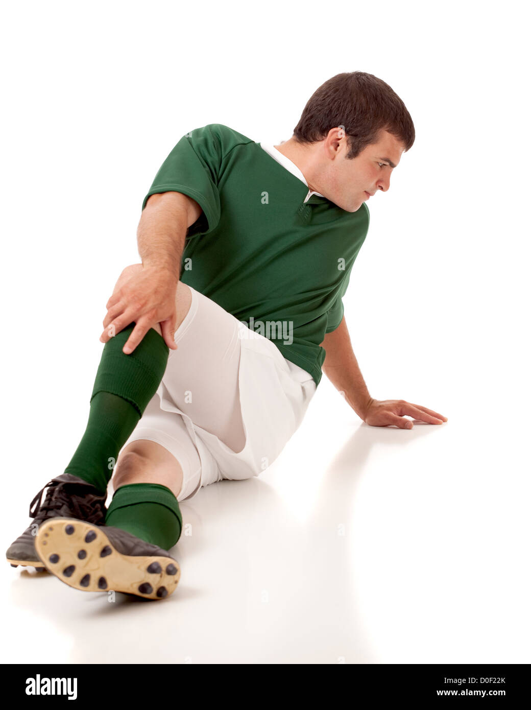 Rugby player stretching hi-res stock photography and images - Alamy