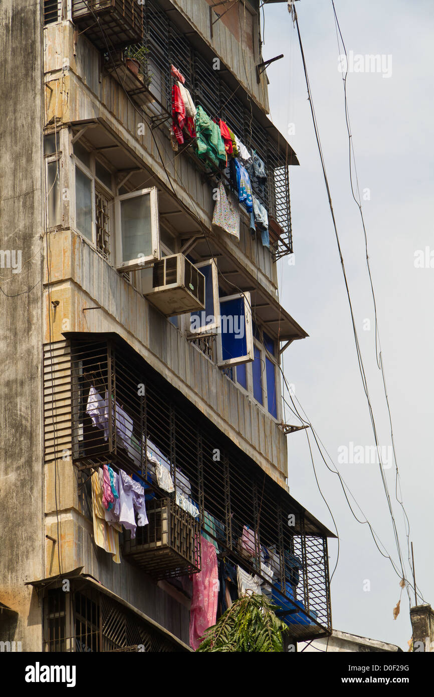 Typical House Facade in Mumbai, India Stock Photo - Alamy