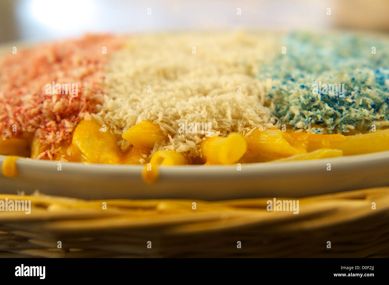 Red, white and blue macaroni and cheese. This is a Patriotic Dish ...