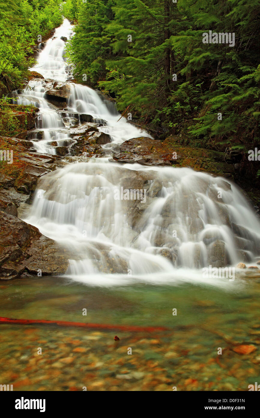 Sunday Falls near Monte Cristo in the Mount Baker-Snoqualmie National ...