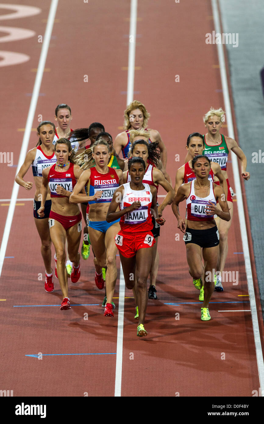 Maryam Yusuf Jamal (BRN) and Gamze Bulut (TUR) leads the pack in the ...