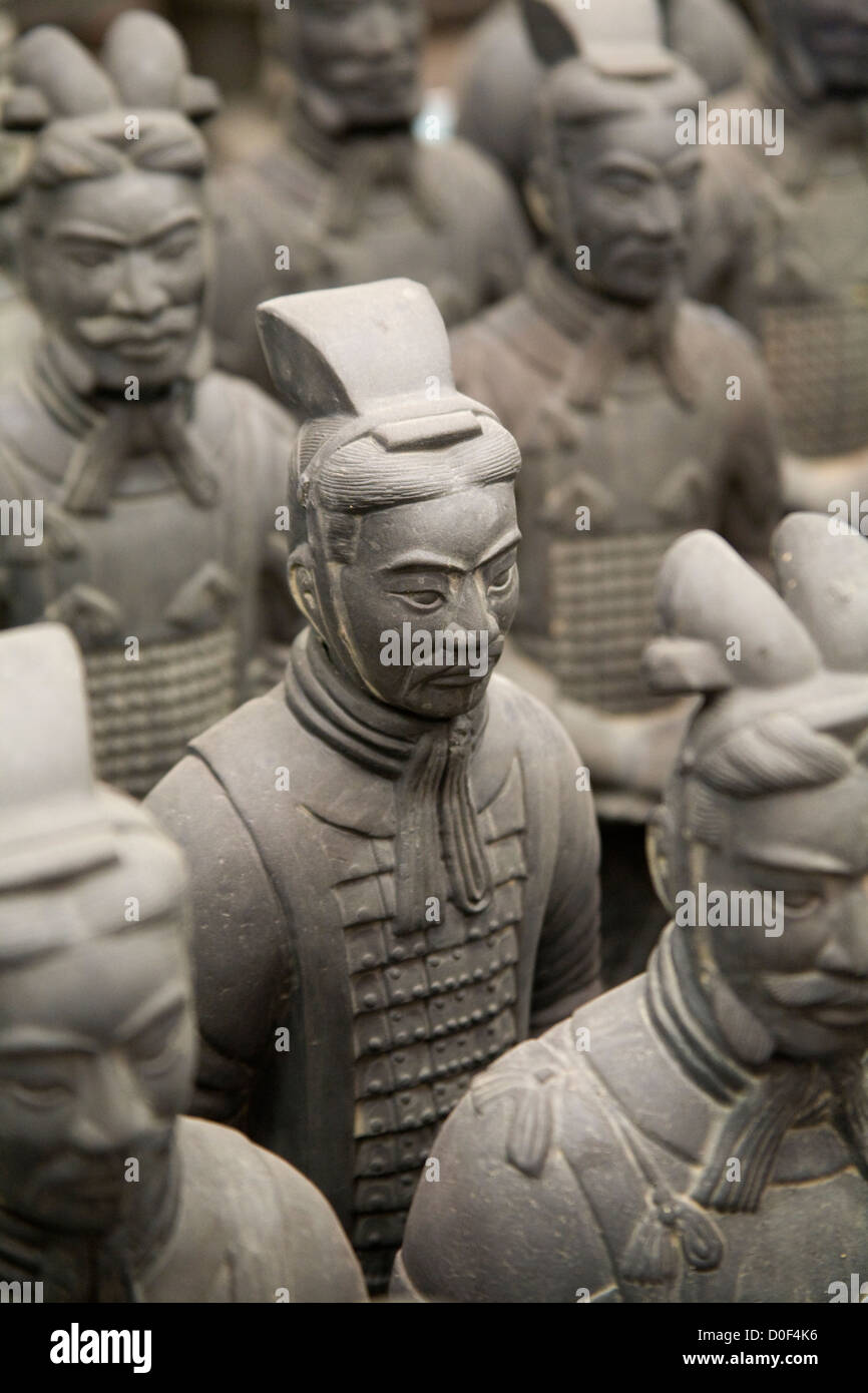 Asia, China, Xi'an, Terracotta Warriors, Terracotta Army Stock Photo ...