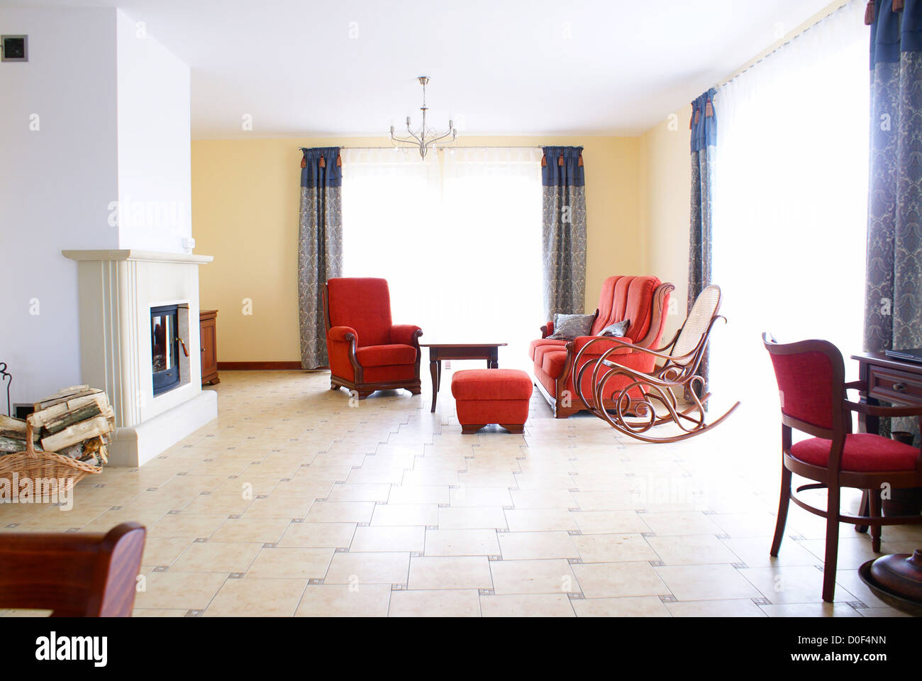 bright sitting room Stock Photo - Alamy