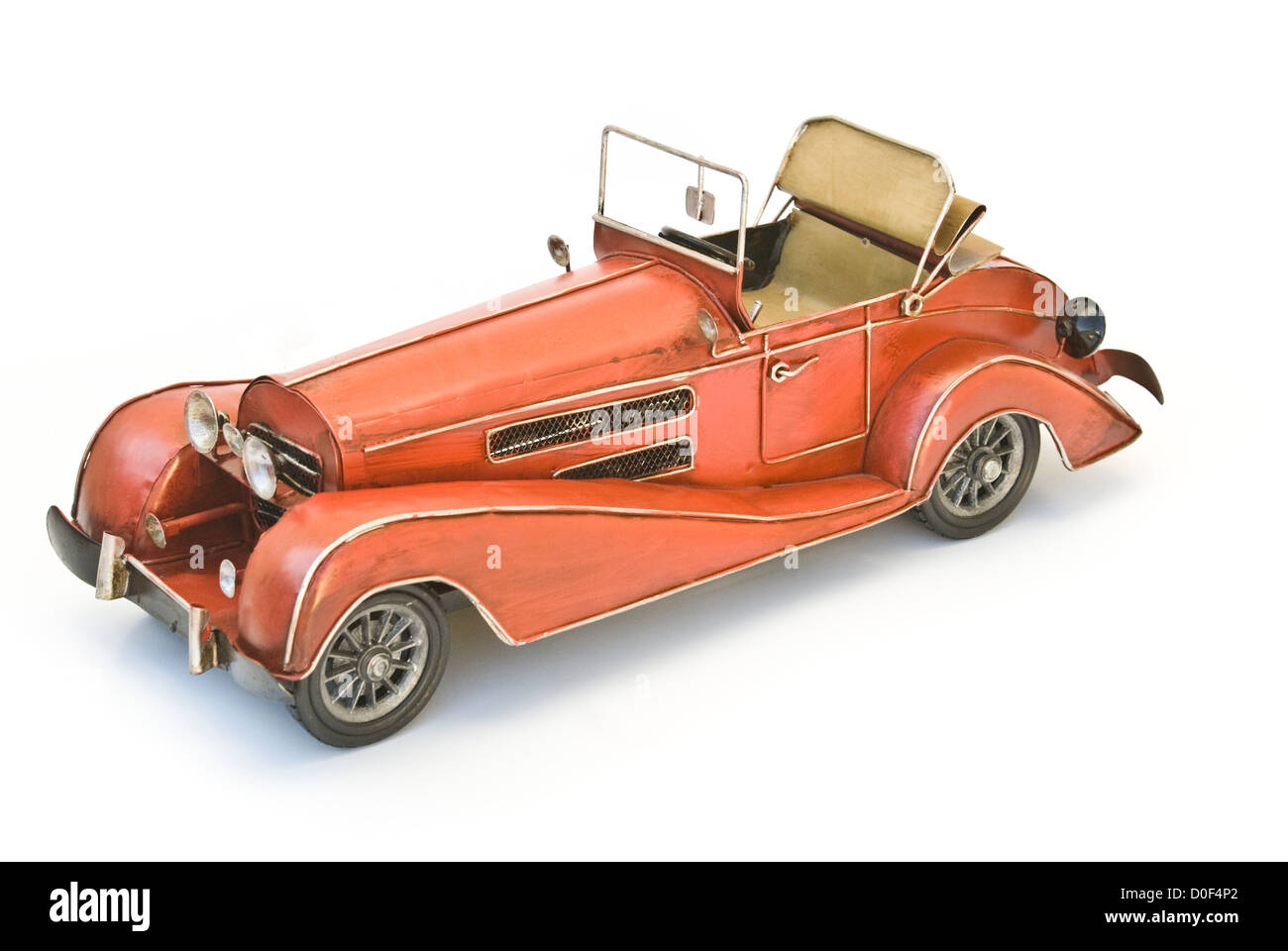 Red oldtimer Cut Out Stock Images & Pictures - Alamy