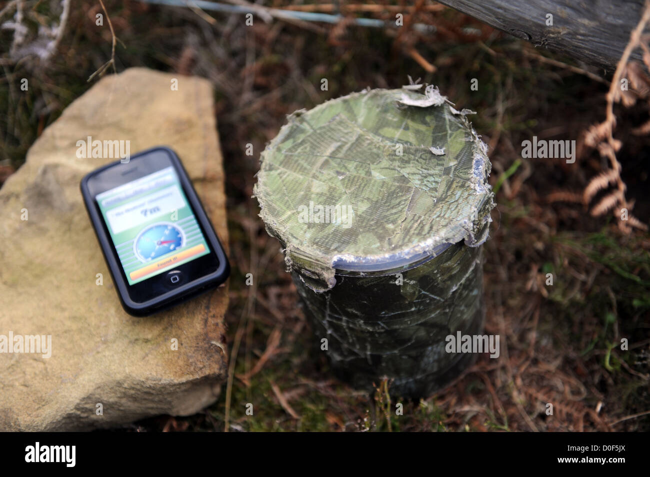 Geocache geo cache geocaching hi-res stock photography and images - Alamy