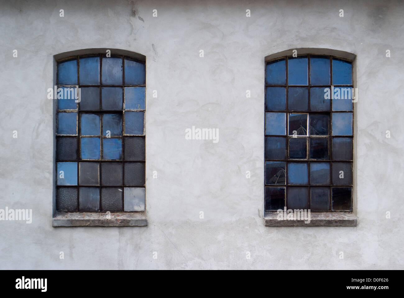 industrial window in concrete wall Stock Photo - Alamy