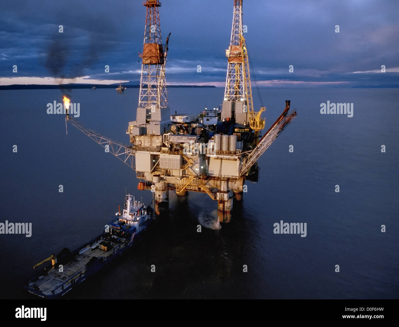 Drilling Platform Cook Inlet High Resolution Stock Photography and ...