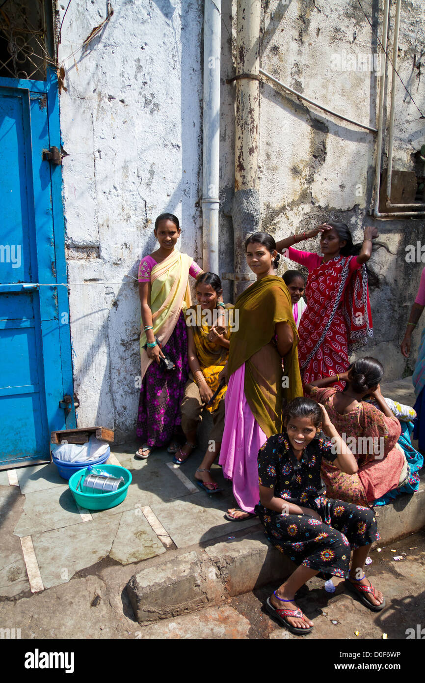Joyful Women in Mumbai, India Stock Photo - Alamy