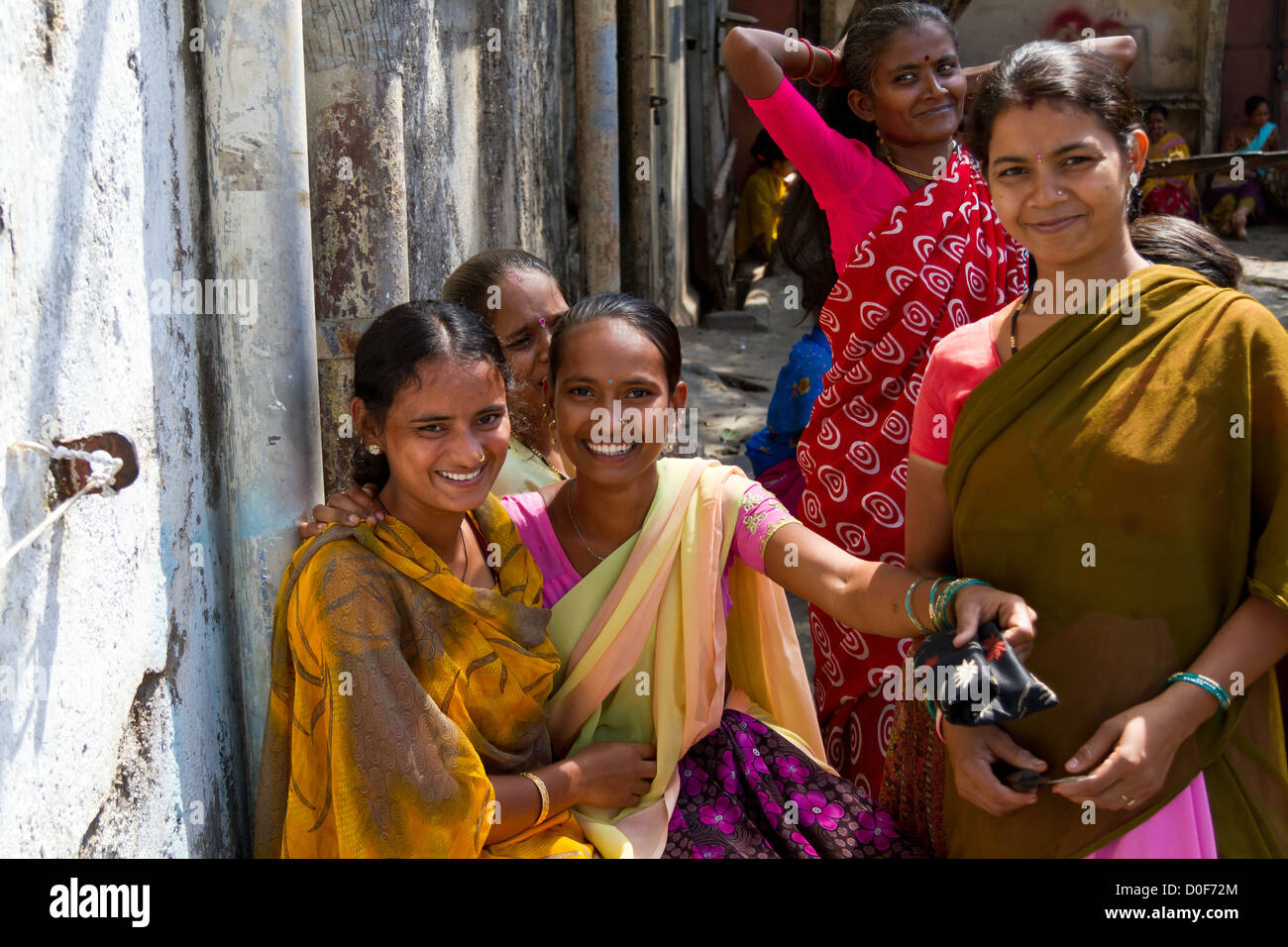Joyful Women in Mumbai, India Stock Photo - Alamy