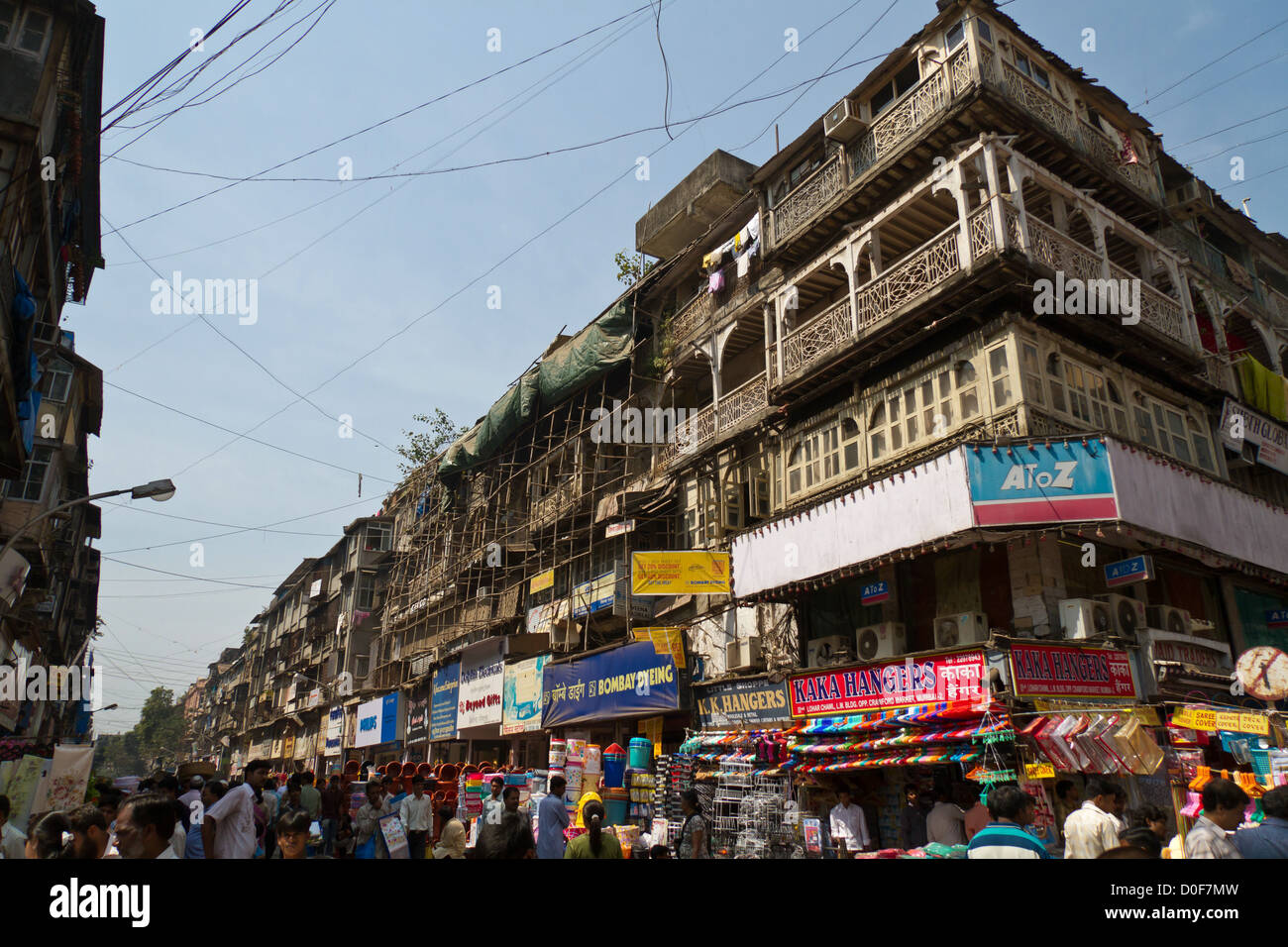 Typical House Facade in Mumbai, India Stock Photo - Alamy