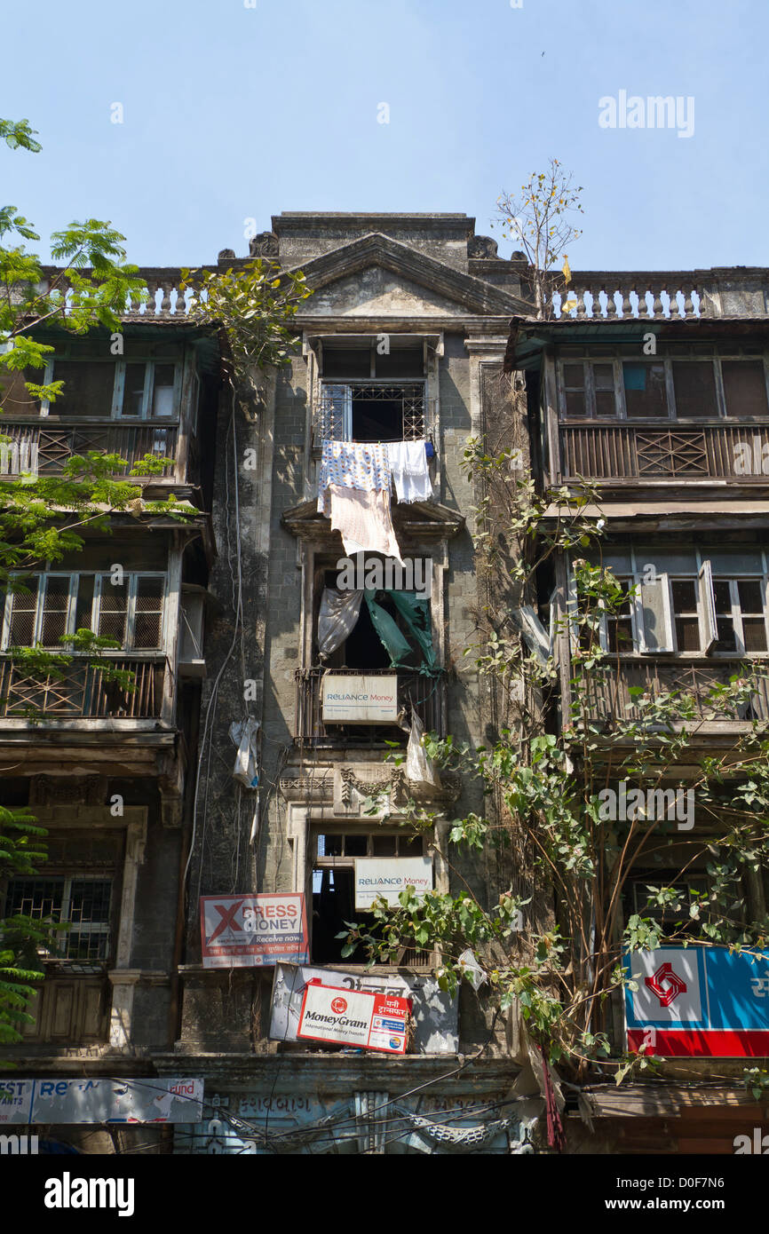 Typical House Facade in Mumbai, India Stock Photo - Alamy
