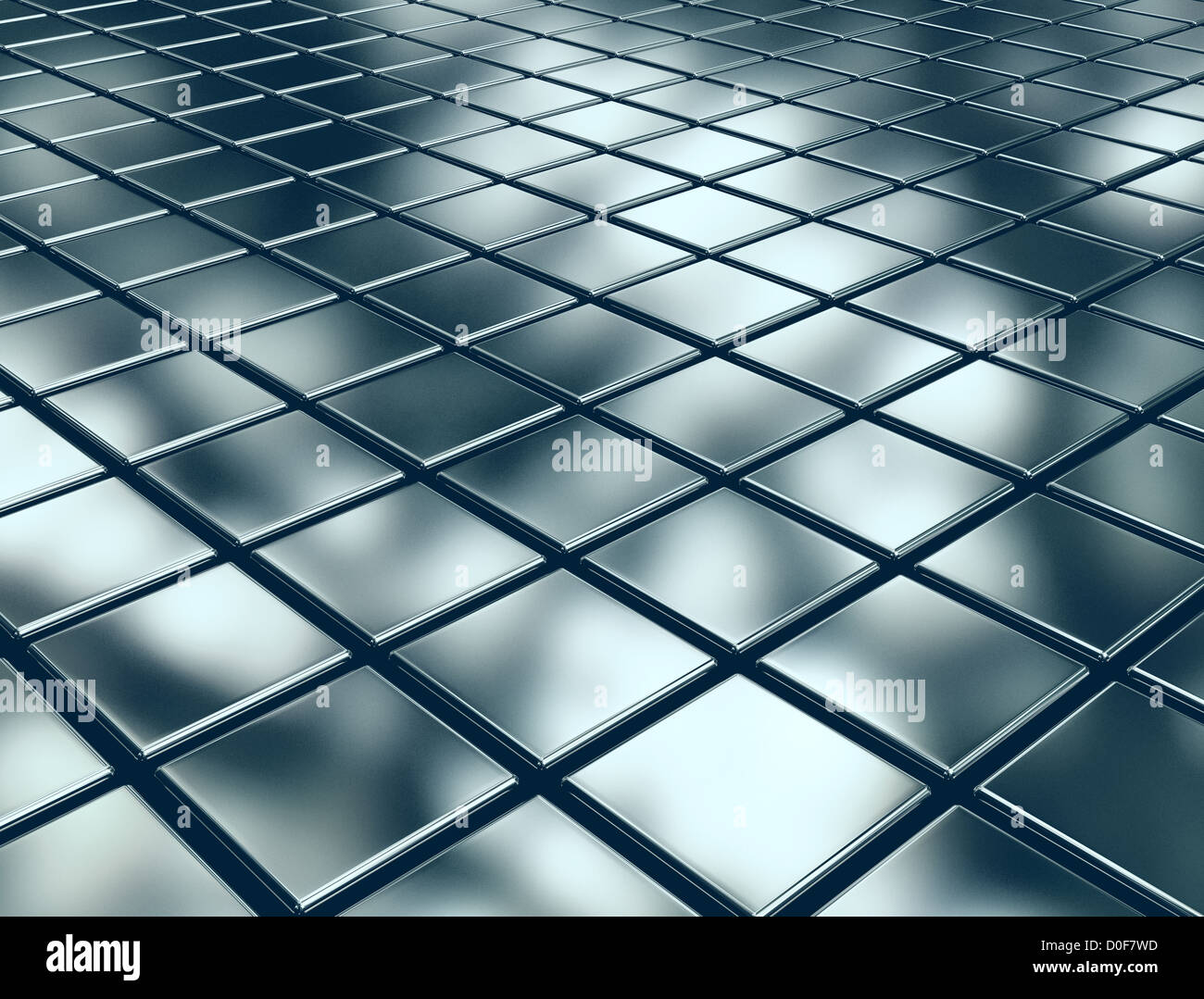 Reflective metal cubes background Stock Photo - Alamy
