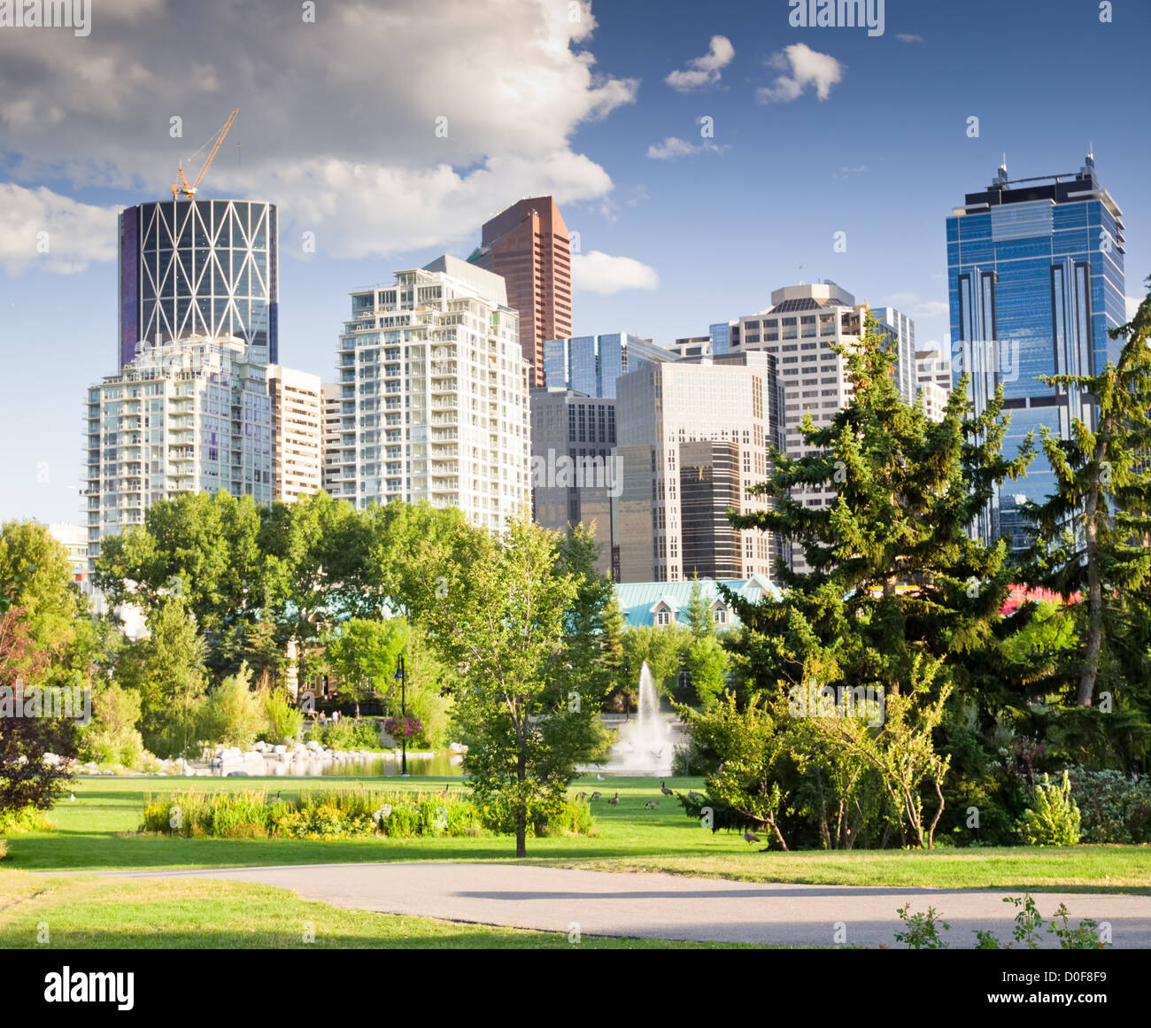 Modern Downtown Core Stock Photo - Alamy