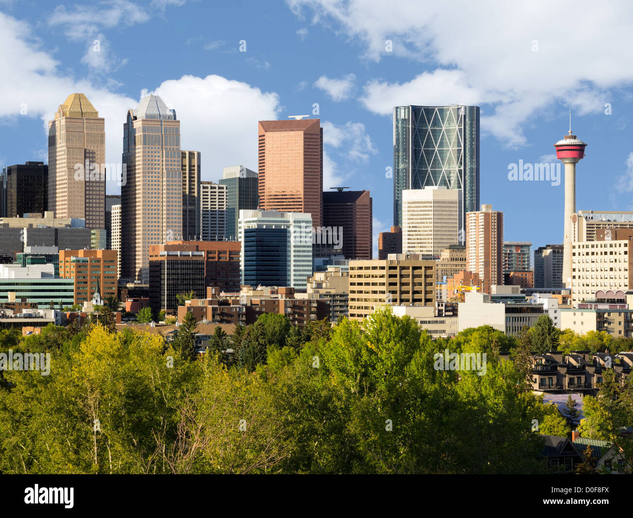 Beautiful Calgary Downtown Stock Photo - Alamy